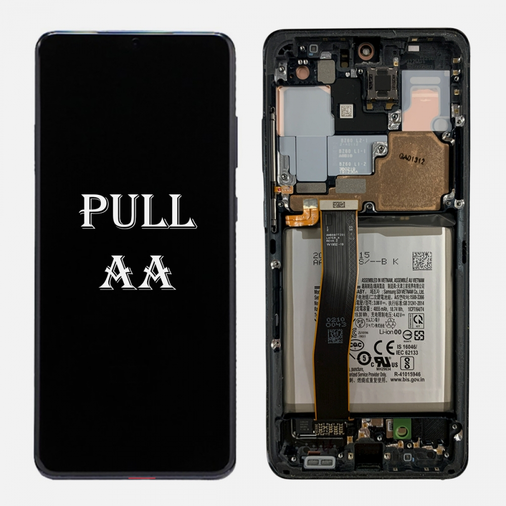 Gray OEM Amoled LCD Touch Screen Digitizer Frame For Samsung Galaxy 